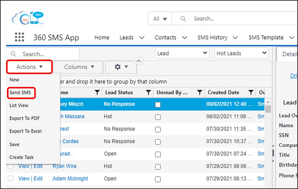Salesforce Ringless Voicemail - Send Voice Messages as Missed Call