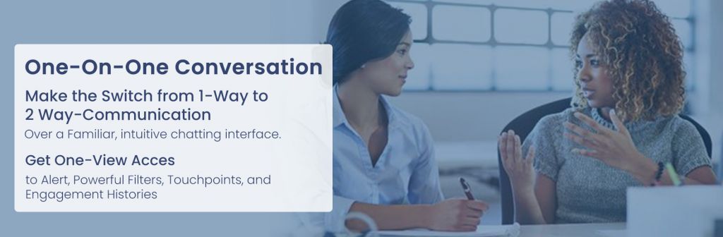 One-on-One SMS Conversation through 360 SMS App for Salesforce