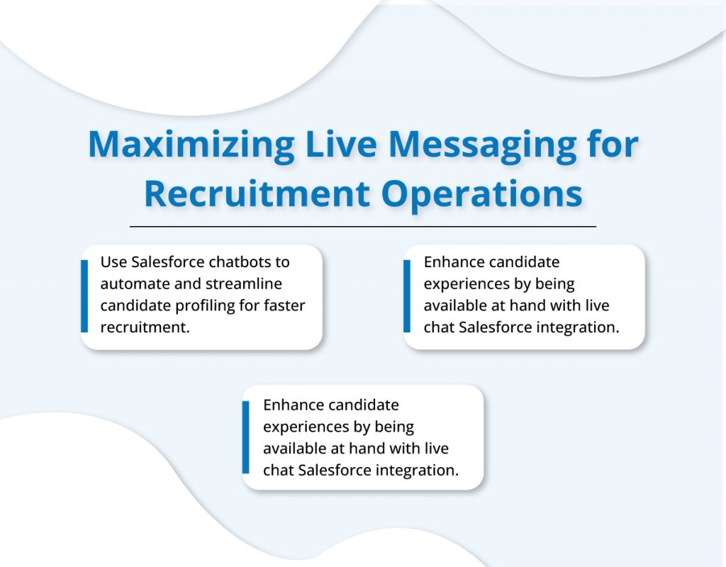 Shrinking Recruitment Cycle with 360 SMS Salesforce Chatbots